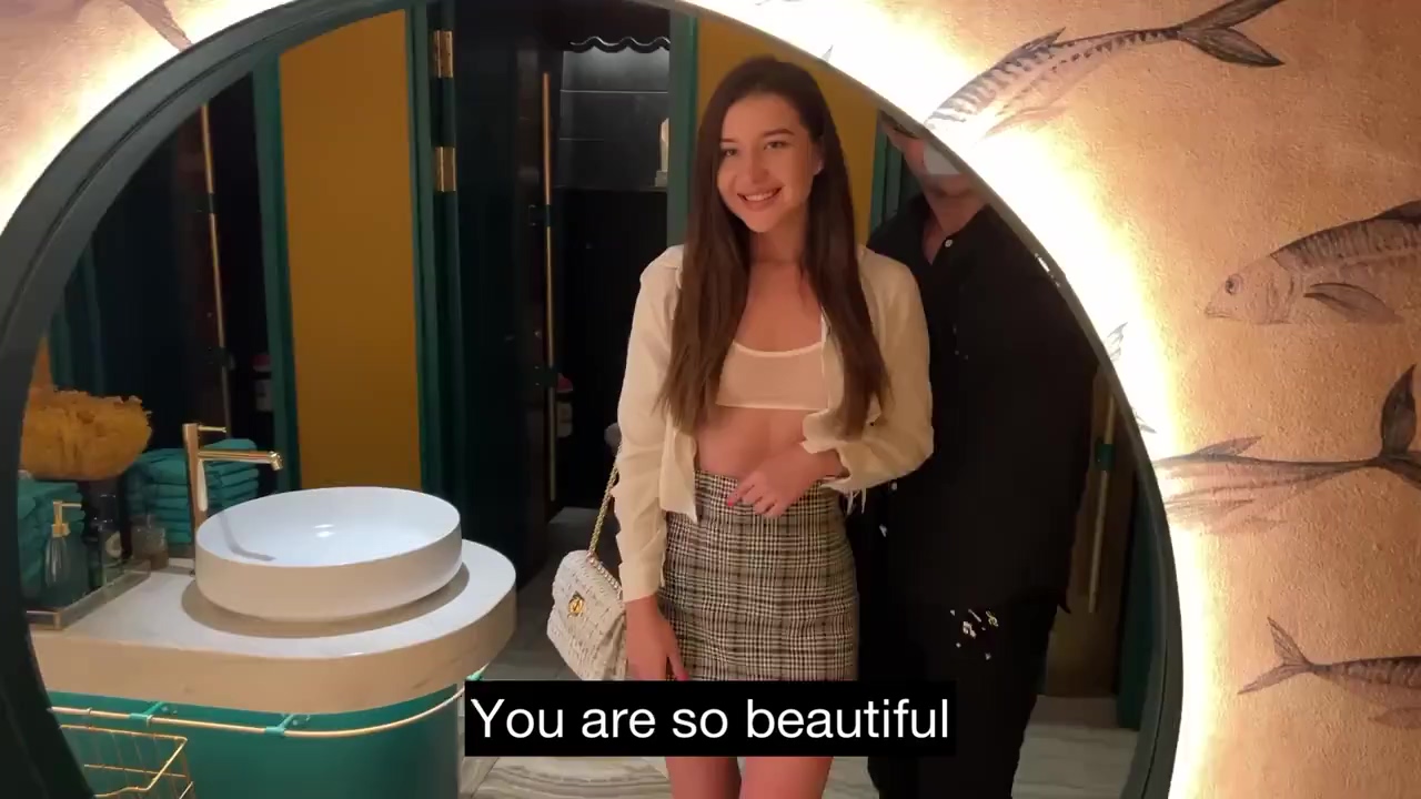 Beautiful Slim Porn Actress Get Occasional Fuck In The Wc Of The Restaurant